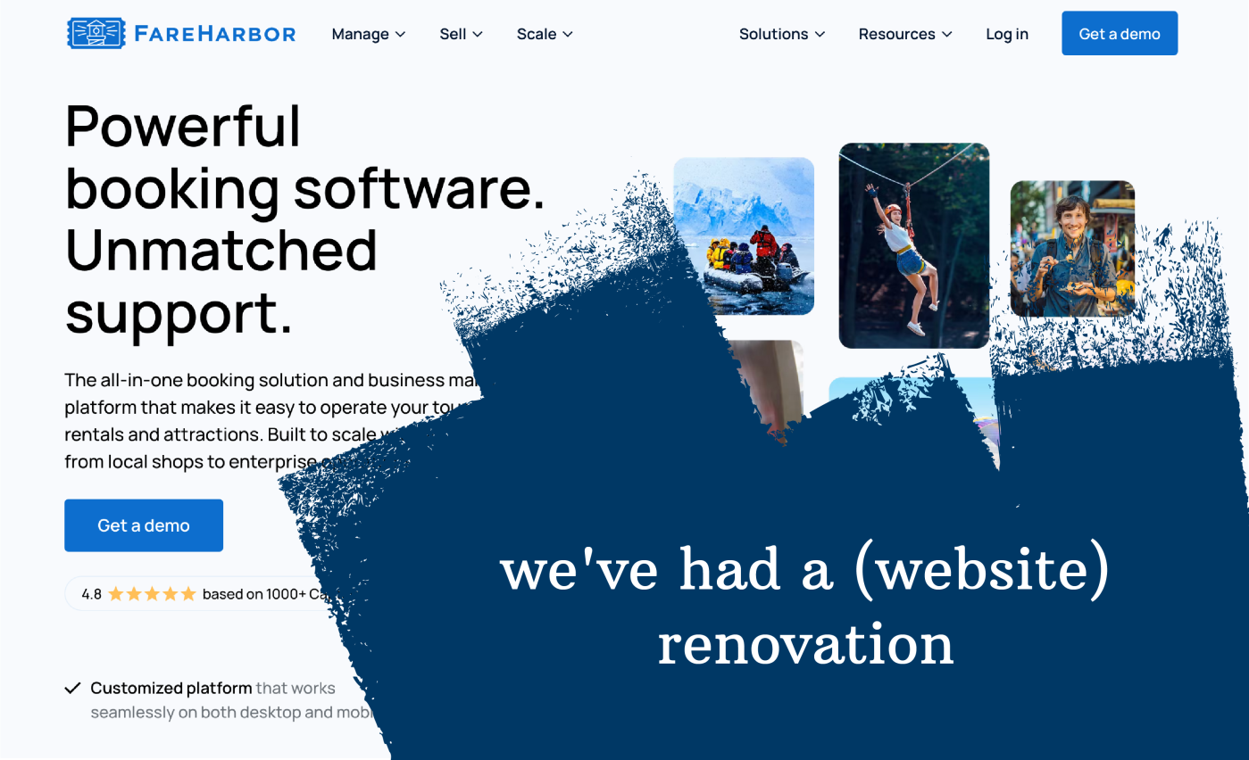 New Look, Same Great Service — Meet the New FareHarbor Site | FareHarbor